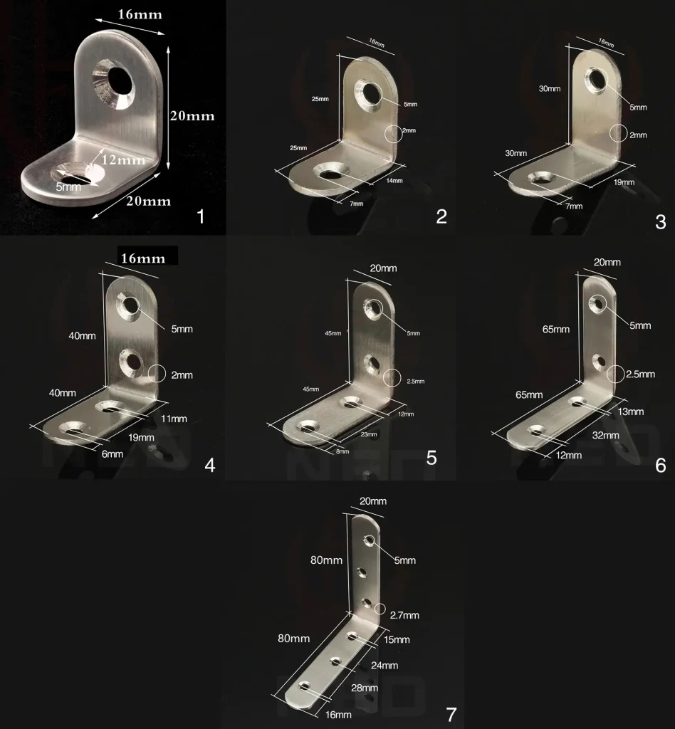 Stainless Steel Corner Brackets Fasteners | Homeways Kenya