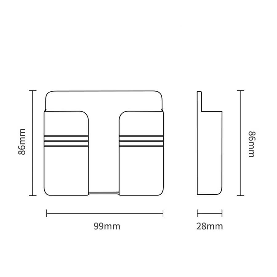 Wall Mounted Phone & Remote Control Holder | Homeways Kenya